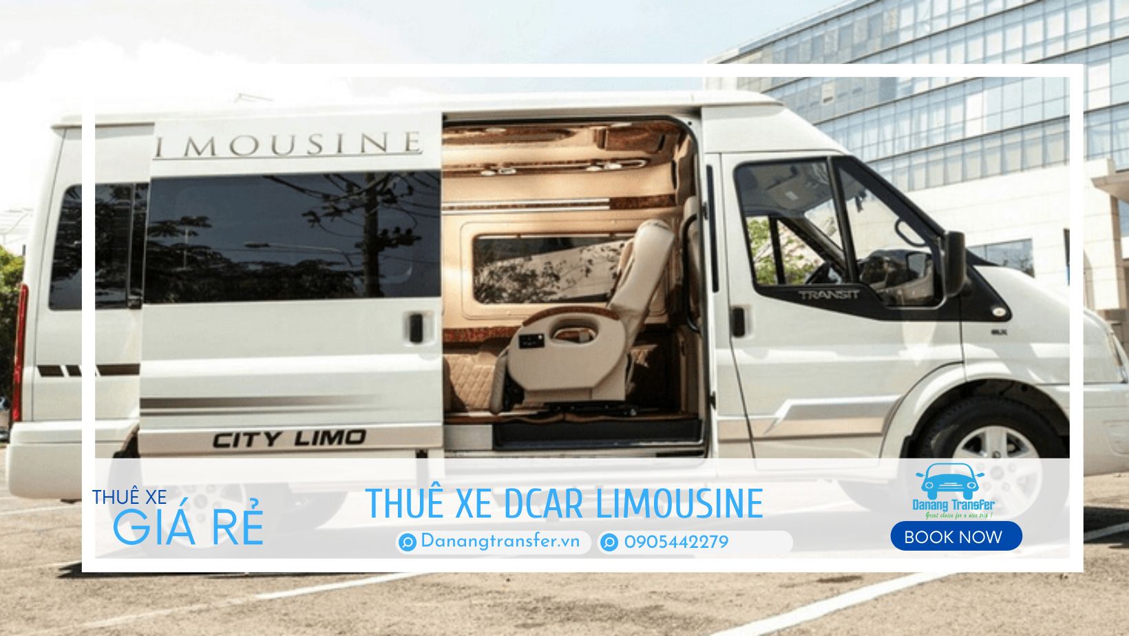 Thuê xe VIP Dcar Limousine Đà Nẵng giá SIÊU RẺ #2024